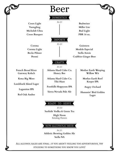 Browse the Sandwich, Entree, Kids' and Drinks Menus at Main & Mill ...